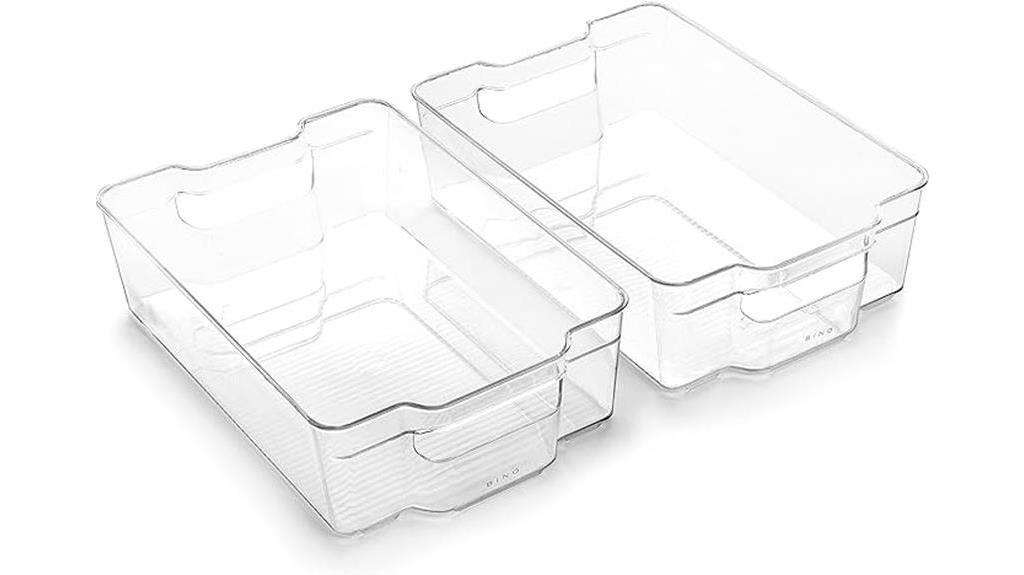 6 Best Organize Your Kitchen With Clear Plastic Storage Bins - LickingSpoon