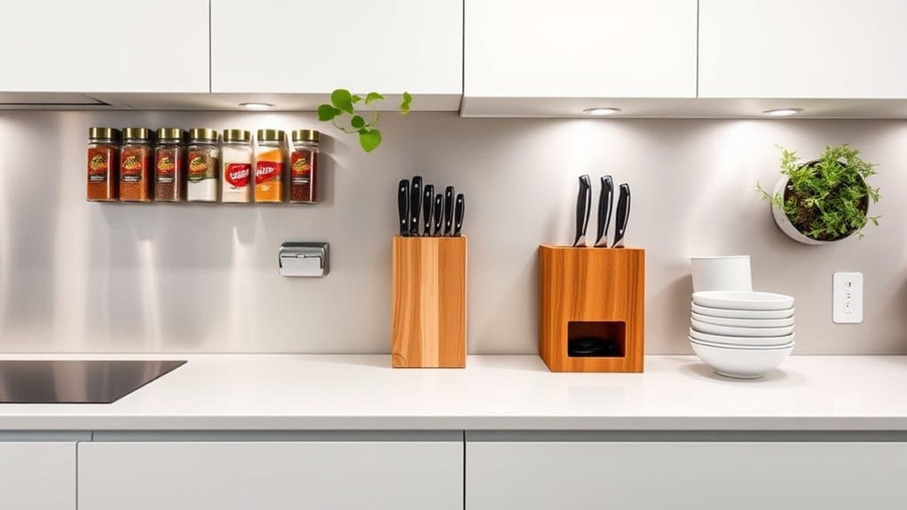 Innovative Ideas for Tidy Kitchen Countertops - LickingSpoon